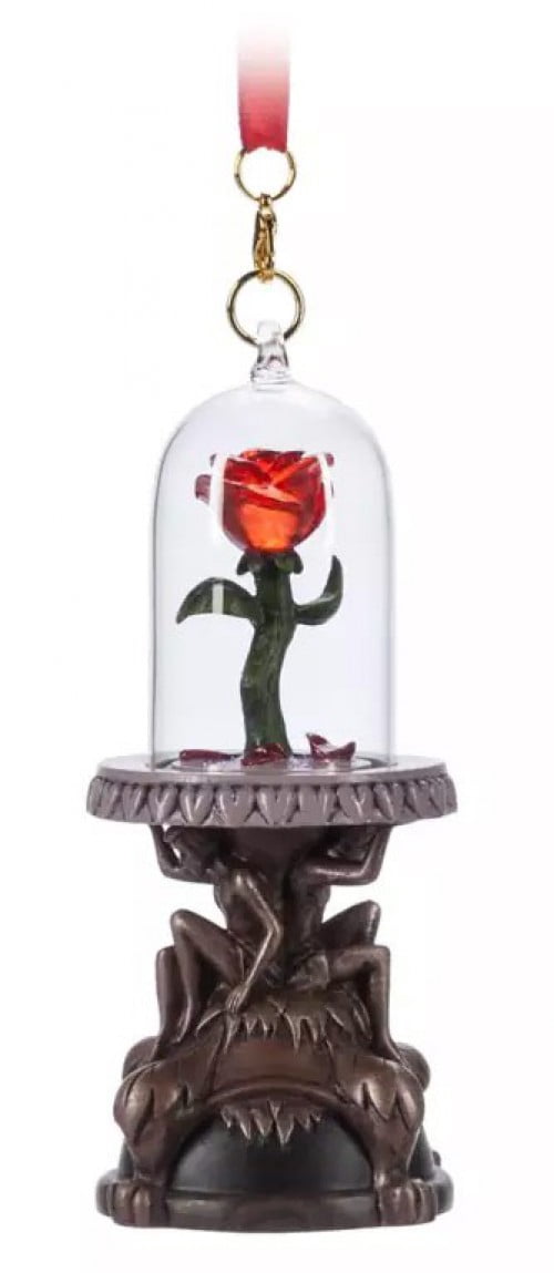 Disney Living Magic Enchanted Rose Light-Up Sketchbook Ornament ...