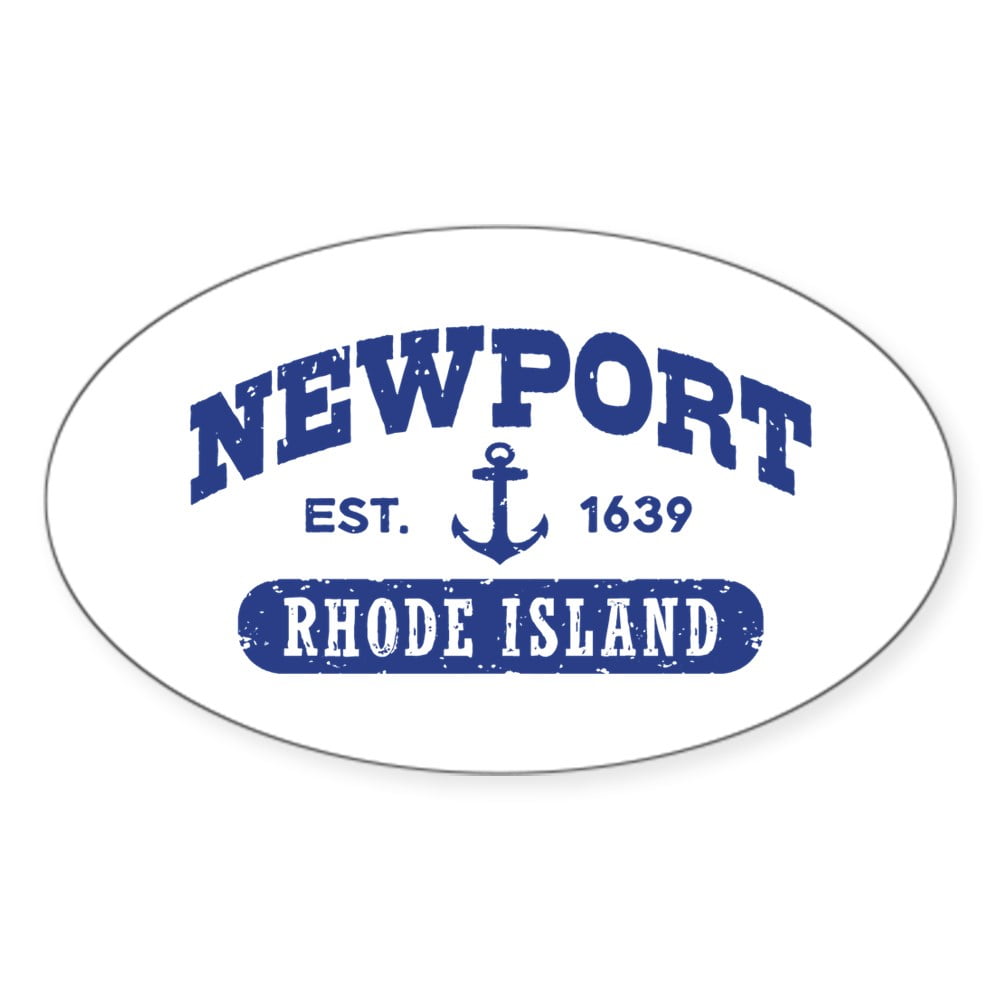 CafePress - Newport Rhode Island - Sticker (Oval) - Walmart.com