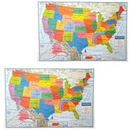 24x36 United States, USA, US Classic Elite Wall Map Mural Poster Folded ...