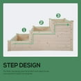 3 Tier Garden Raise Bed Elevated Garden Bed Wood Planter Box Kit Wooden