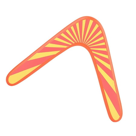 Orange Flying Toy Returning Boomerang, Wooden Boomerang, For Children ...