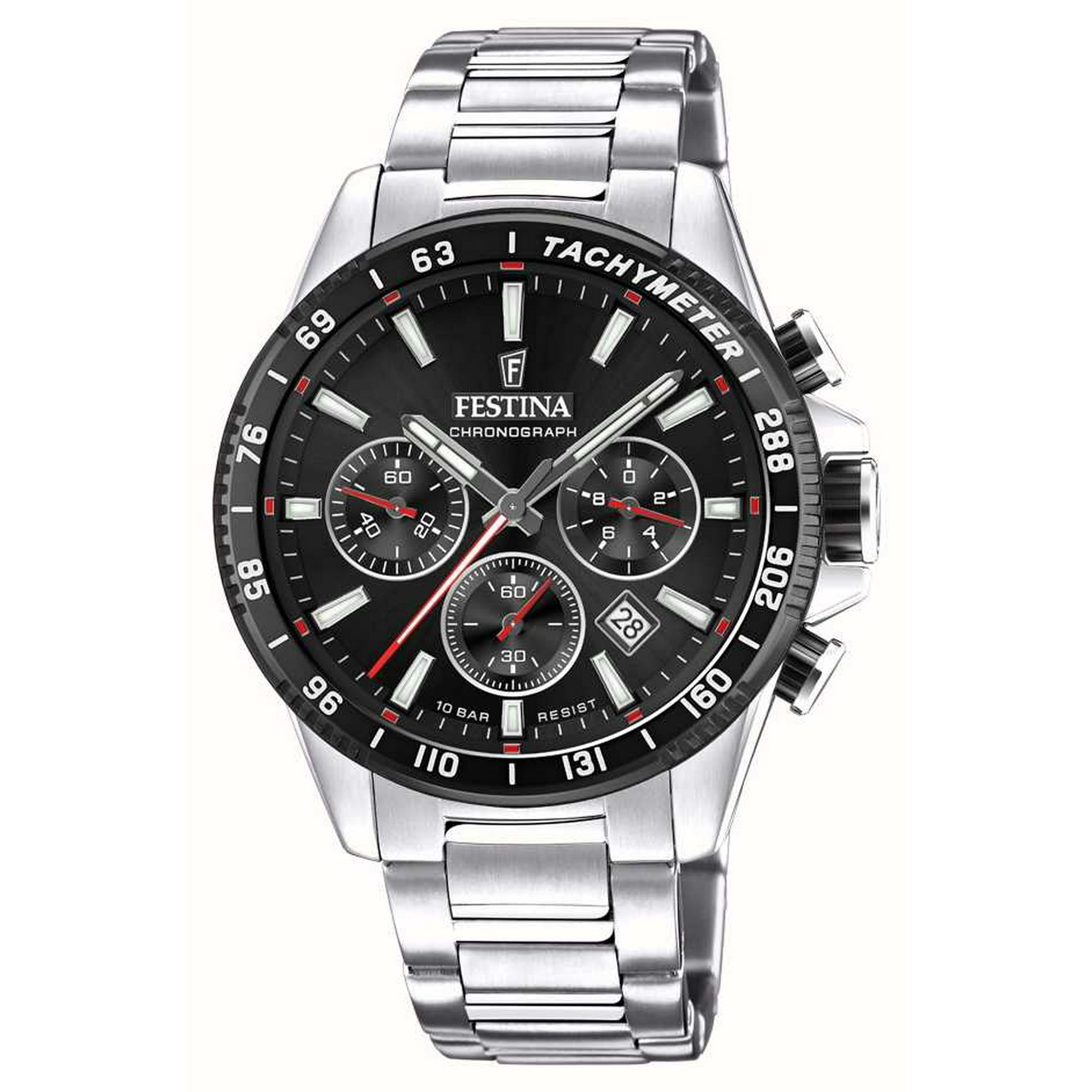 Click here for Festina F20560/6 Timeless Chrono Stainless Steel W... prices