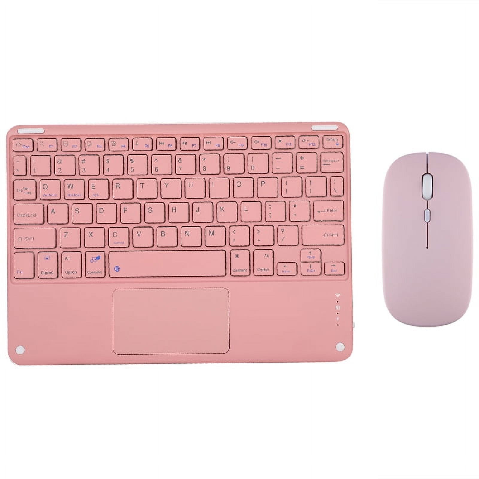 Kit de teclado y ratón con panel táctil Bluetooth, Combos de teclado y ...