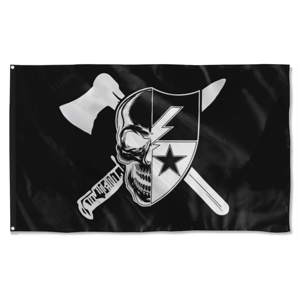 Cayyon Hatchet&dagger Ranger Porate Flag 3x5Feet Military Banner with 2 ...