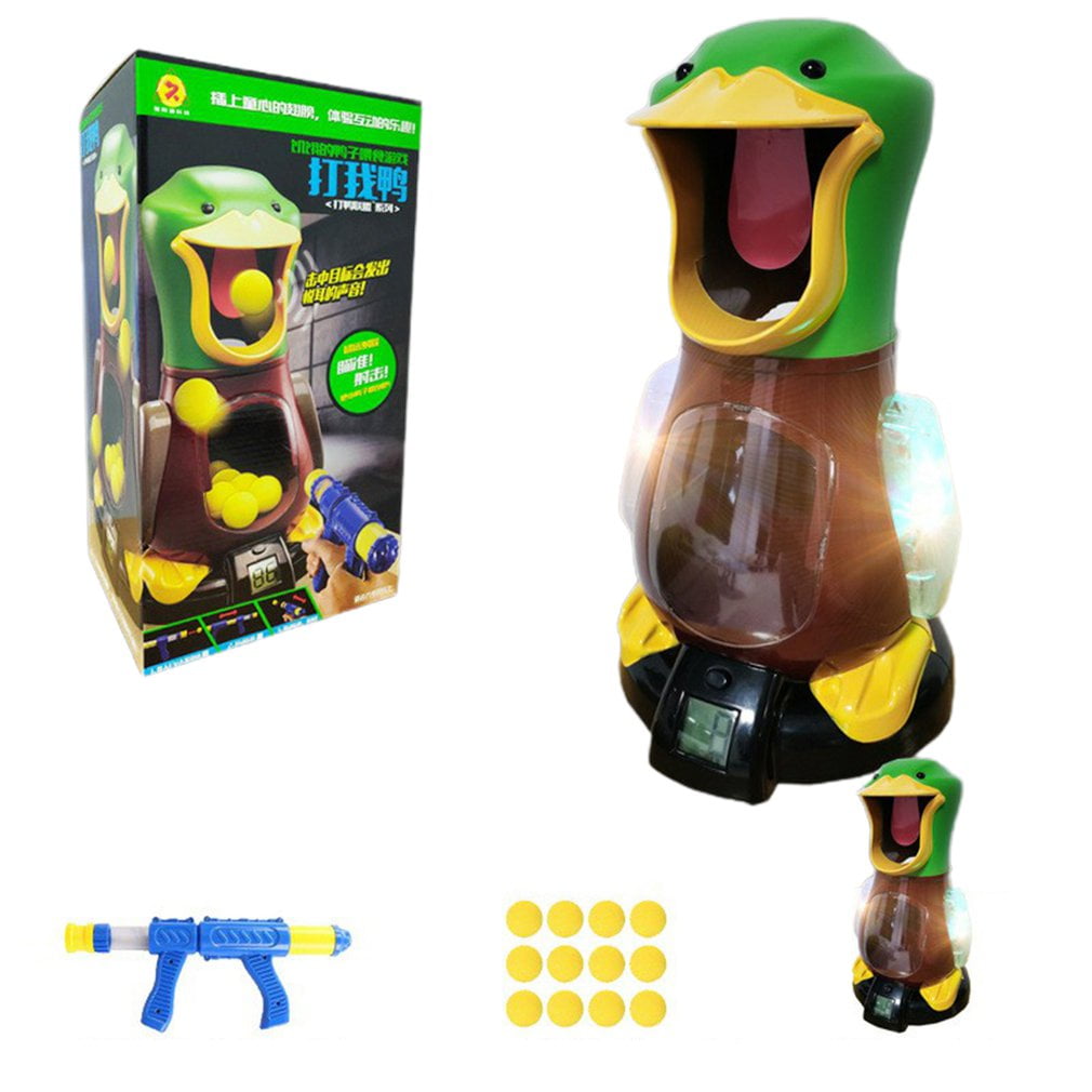 CUMM Kids Shooting Toys Hungry Shooting Duck Air-powered Tool Soft ...