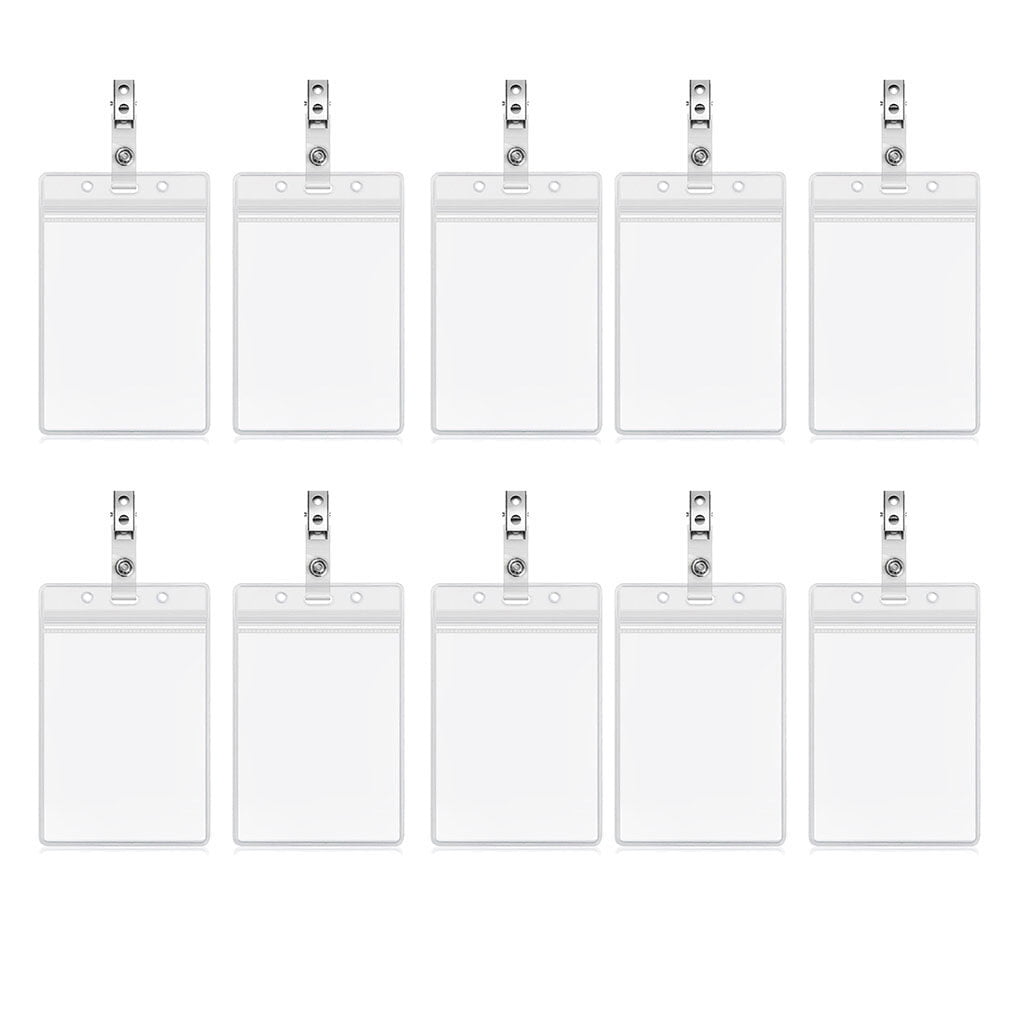 Click here for Fashionhome 10 Pieces Waterproof Plastic Card Hold... prices