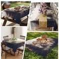 Abstract Ombre Black Forest Table Cloth 52x70in, Waterproof Rectangle ...