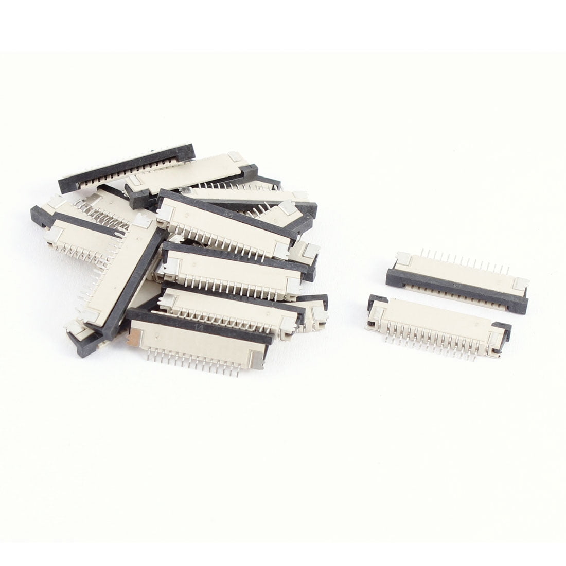 Unique Bargains 20Pcs Bottom Connect 14Pin 1.0mm Pitch FFC FPC Ribbon ...