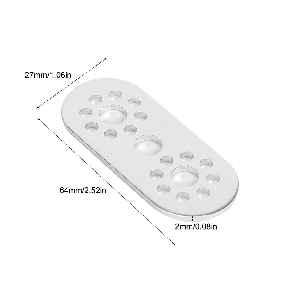 Buy Tebru 2pcs 3 Hole Aluminum Plate for Pitsco Tetrix Robotics ...