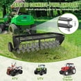 40" Tow Behind Spike Aerator with Galvanized Steel Tines and Extra-Wide ...