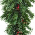 National Tree Company Pre-Lit Artificial Christmas Teardrop Wreath ...