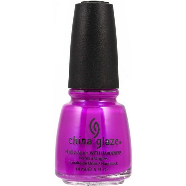 China Glaze Nail Polish With Hardener, Purple Panic 1008 - Walmart.com ...