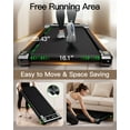 Akluer Under Desk Walking Pad Treadmill with Incline - 2.5HP Motor ...