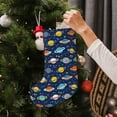 Christmas Stockings Planets And Stars Pattern 18 in，Festive Holiday ...