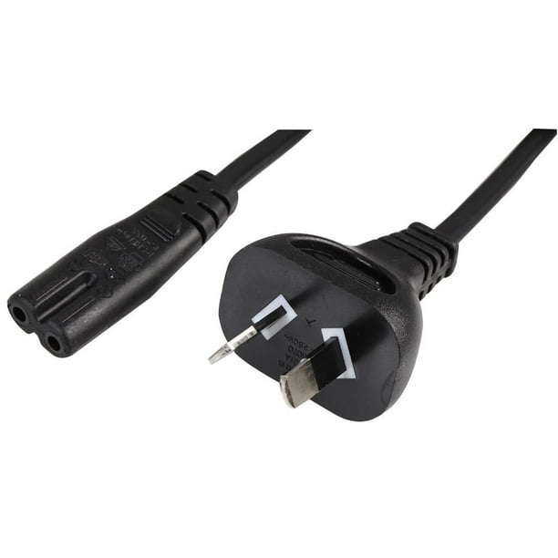 PRO ELEC Australian/New Zealand to IEC C7 (Figure 8) Extension Lead 2m ...