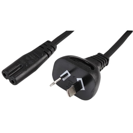 PRO ELEC Australian/New Zealand to IEC C7 (Figure 8) Extension Lead 2m ...