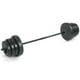 US Weight 100 lb. Traditional Barbell Weight Set with New Upgraded Bar ...