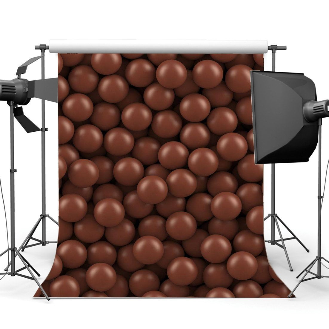 5x7ft Chocolate Backdrop Valentine's Day Candy Abstract Wallpaper ...