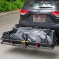 Folding Hitch Mount Cargo Carrier Basket 60" x 20" x 6" with 2-Inch ...