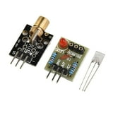 10Pcs/Set Laser Receiver Sensor Module Board KY-008 650nm 5V Laser ...
