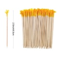 BLUE TOP Wood Frill Picks Toothpicks 2.5 Inch Pack 1600,Cocktail Party ...