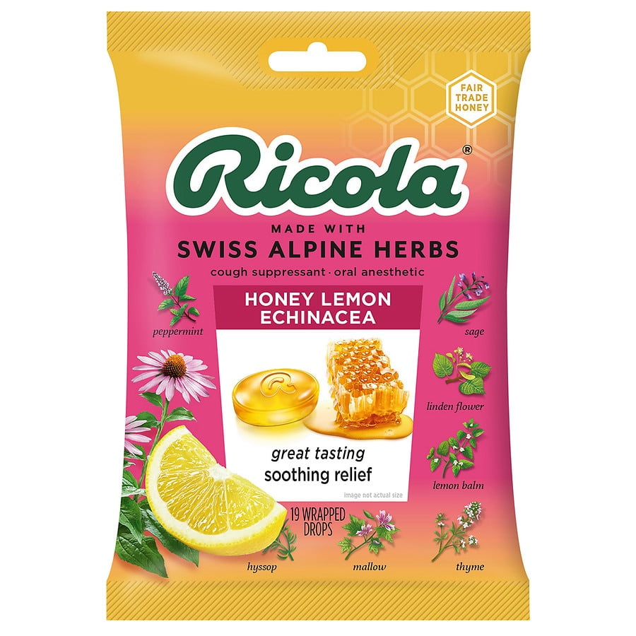 Cough Drops Honey Lemon 19 CT (Pack of 3) - Walmart.com