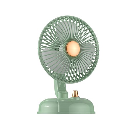 Type-c Rechargeable Portable Mini Fan Oscillating Head Table Mute ...