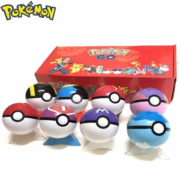 8 Buah Takara Tomy Pokemon Anime Pokeball Set Mainan Action Figure 70Mm ...