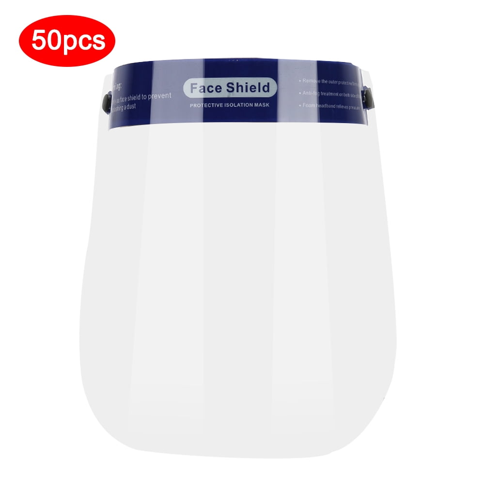 Protector facial transparente para toda la cara, protección antisaliva ...