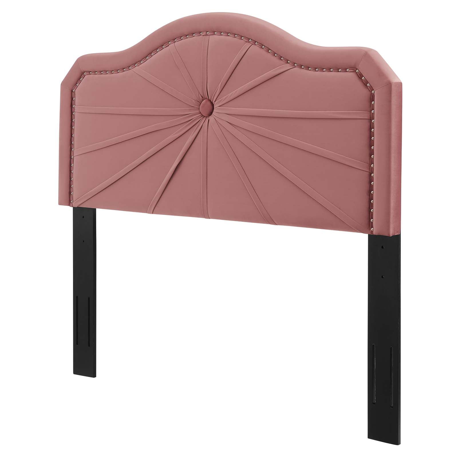 Headboard, King Size, Velvet, Pink, Modern Contemporary Urban Design ...