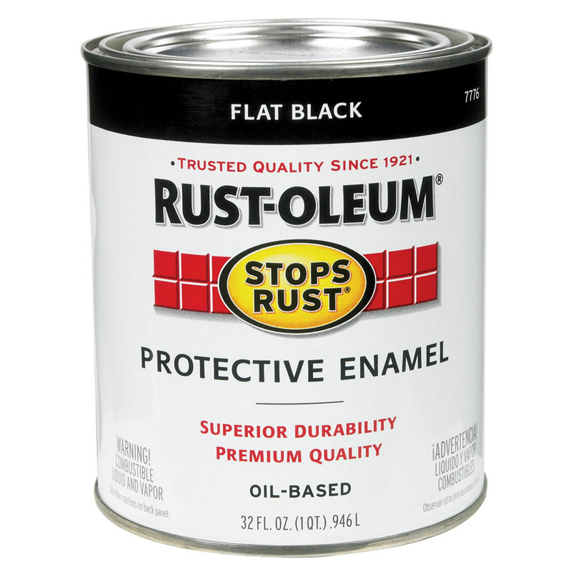 Click here for 1 Qt Rust-Oleum Brands 7776502 Black Stops Rust Pr... prices