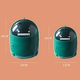 Travelwant Plastic Mini Wastebasket Trash Can with Swing Lid Tiny ...