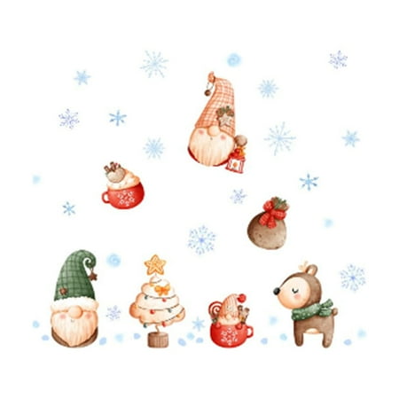 wolftale Christmas Bird Window Stickers Anti-static Branch Visible Self ...