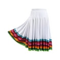 Sxiwei Ladies Spanish Skirts Women’s Flamenco Skirts Belly Latin Dance ...