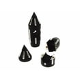 Black 1" Spike Billet Handlebar Riser for Harley Sportster Softail Dyna ...