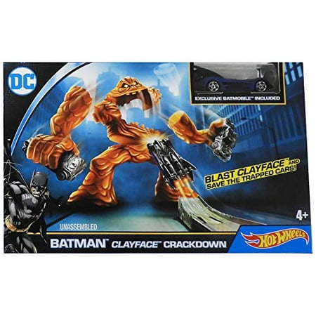 Hot Wheels DC Comics Batman Zipline Launcher Track Set Vehicle ...