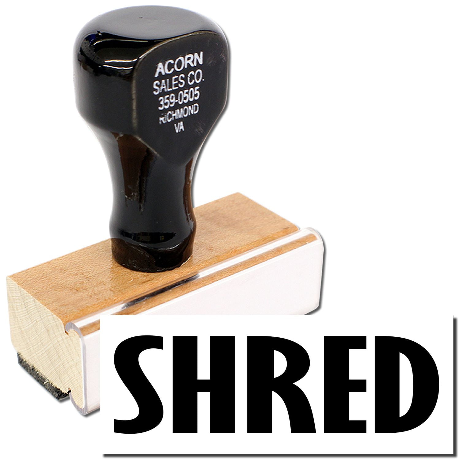 Shred Rubber Stamp, Wooden Handle Rubber Stamp, Laser Engraved Dies ...