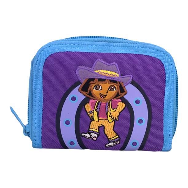 Dora The Explorer Cowgirl Purple Wallet 4" x 5" - Walmart.com