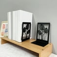 2Pieces Metal Book End For Shelves Decorative Bookends Heavy Duty Book ...