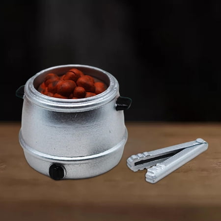 Miniature Soup Pots,1/12 Dollhouse Miniature Soup Pot Model Toys,1:6 1: ...