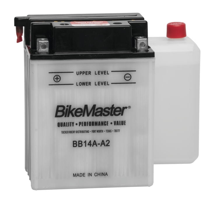 BikeMaster Conventional Battery BB14A-A2 for Yamaha YFM250 Bear Tracker ...