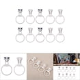 BIMZUC 20pcs Metal Alloy Zipper Sliders Size #5 Circle Ring Fastener ...