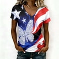 LINGLANG Sequin 4th of July Shirts for Women, Shiny Sparkly Patriotic ...