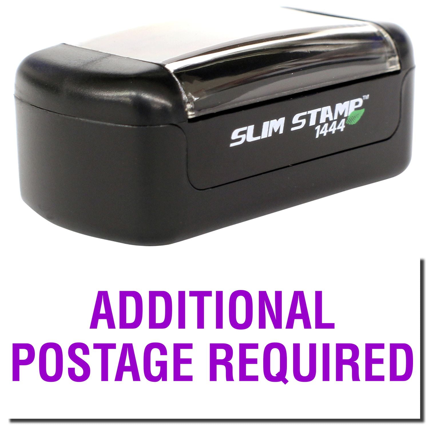 Slim Pre-Inked Additional Postage Required Stamp, Slim 1444, Ultra Slim ...
