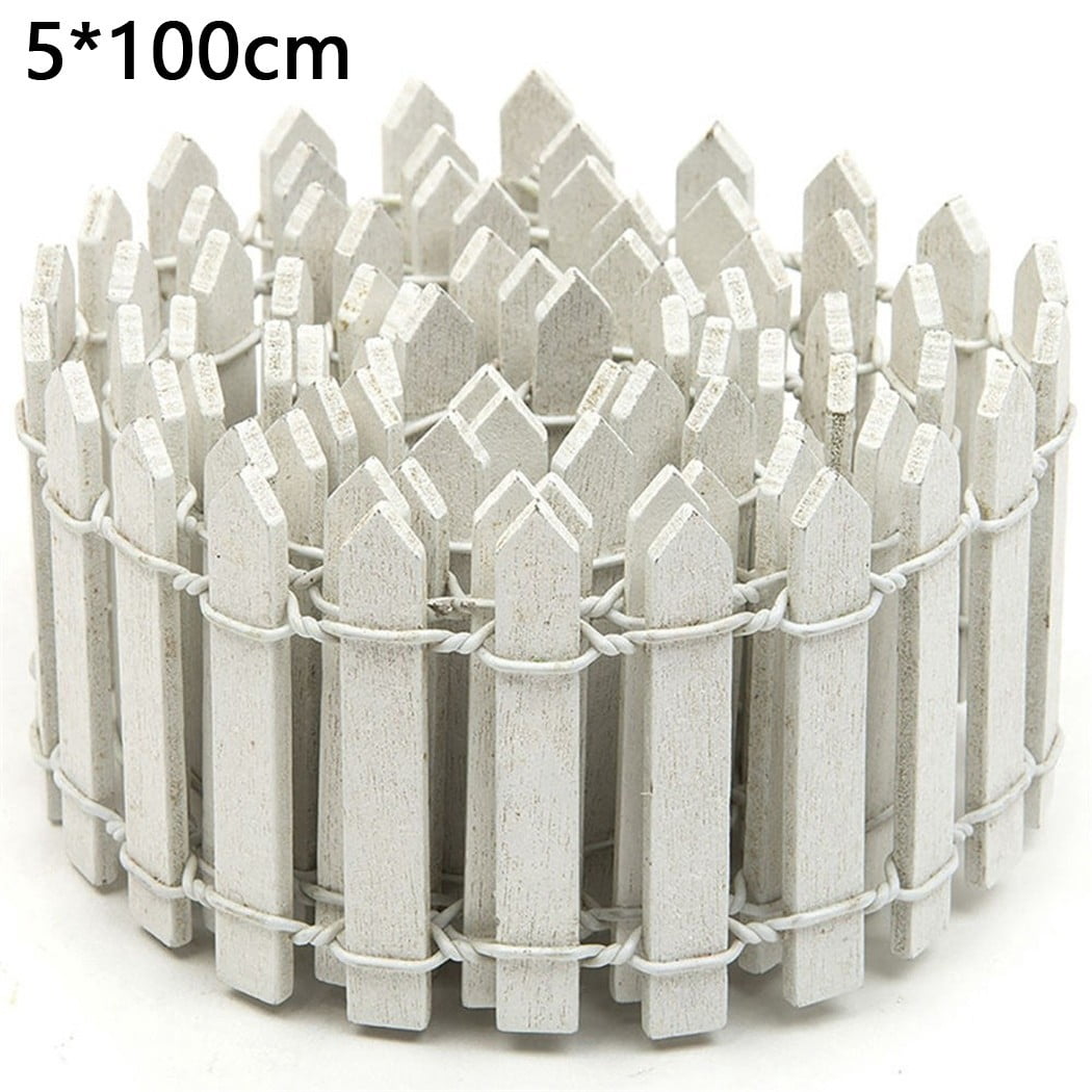 Sufanic Mini Wood Creative Simulation Small Fence Home Garden DIY ...