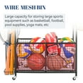 "Mythinglogic Garage Sports Organizer, Basketball Holder, Ball Storage ...