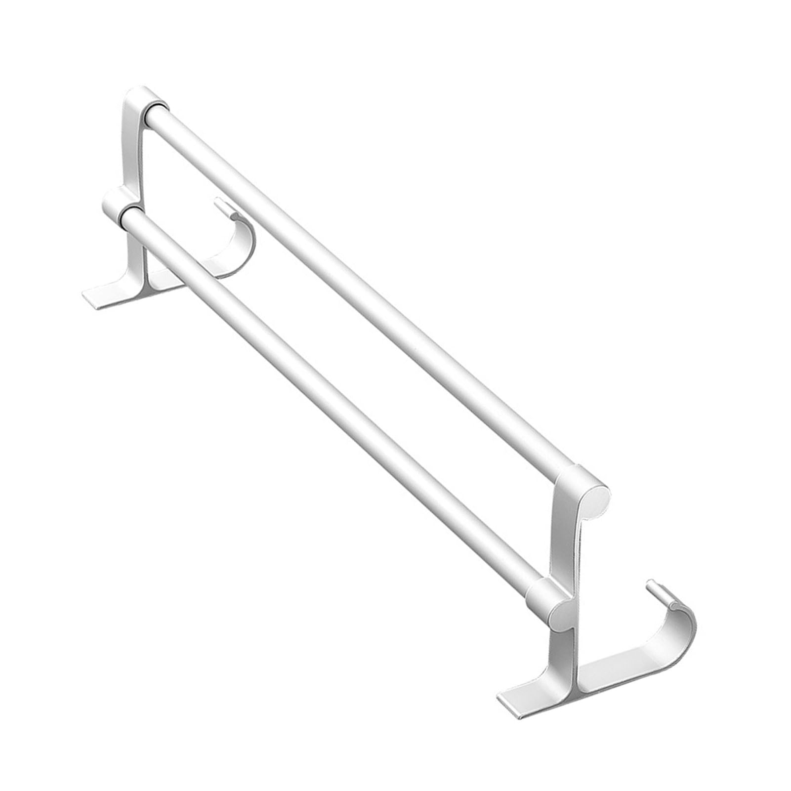 Click here for Staiysm Towel Hanging Shelf silver White Double Ro... prices