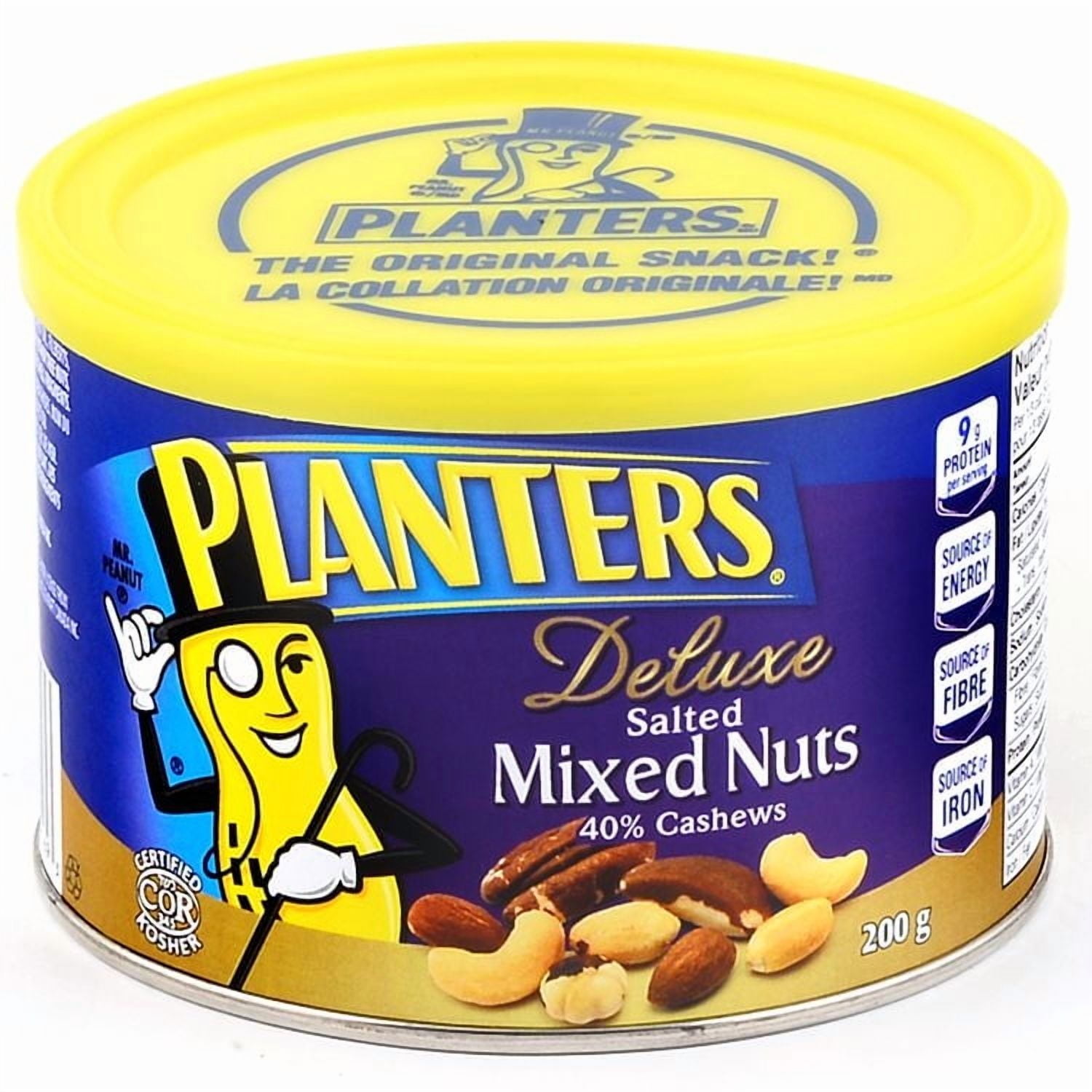 Click here for Planters Deluxe Salted Mixed Nuts 40 Cashews 200 G prices