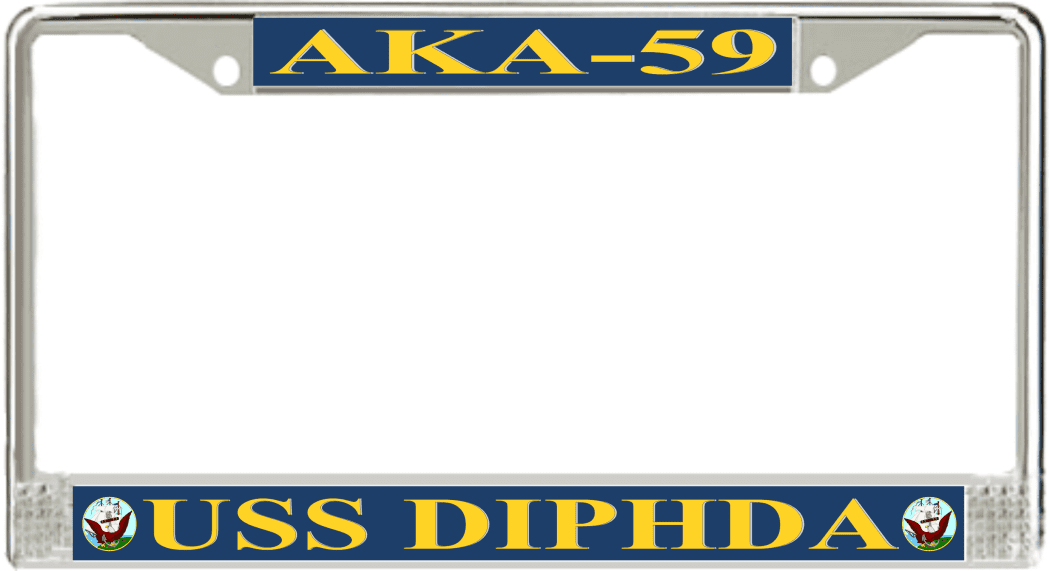USS Diphda AKA-59 License Plate Frame - Walmart.com