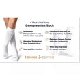 Tommie Copper Basic 4Pk UltraTemp & UltraGuard OTC Socks - Medium ...